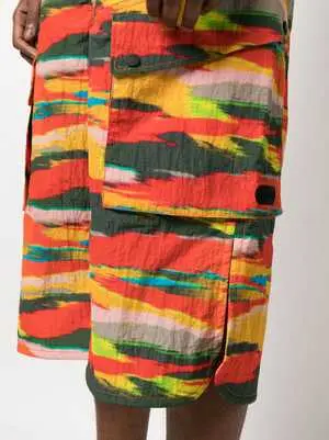 Dsquared2 Abstract-print Cargo Shorts