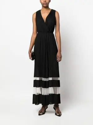 TWINSET Sleeveless Pleated Dress