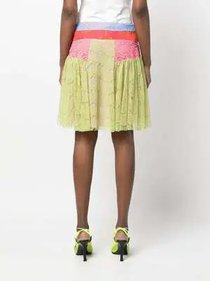 Dsquared2 Chantilly-lace Asymmetric Skirt