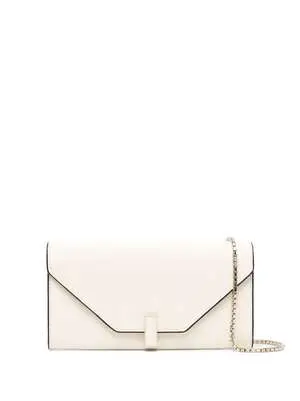 VALEXTRA Chain-strap Shoulder Bag - White