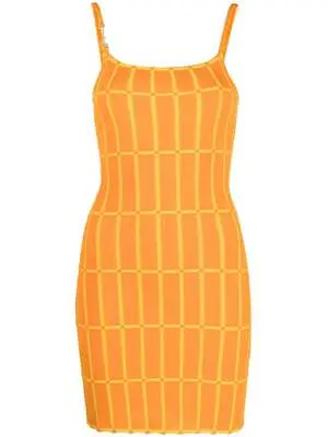 Jacquemus Maille Malha Fitted Dress
