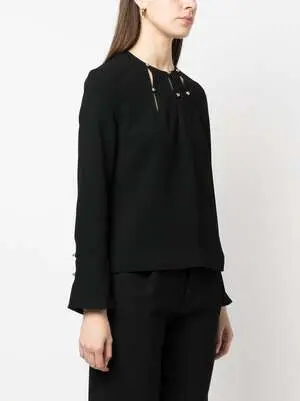Simkhai Sharon Long-sleeve Blouse