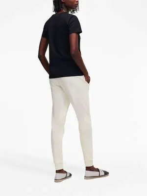 Karl Lagerfeld Hotel Karl Embroidered-logo T-shirt