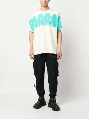 BARROW Logo Print Cotton T-shirt