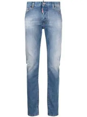 Dsquared2 Slim-cut Light Wash Jeans