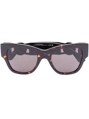 Versace Round-frame Sunglasses - Brown