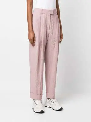 Brunello Cucinelli High-waist Straight-leg Trousers