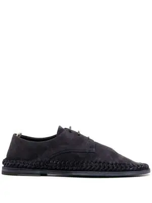 Officine Creative Lace-up Suede Derby Shoes