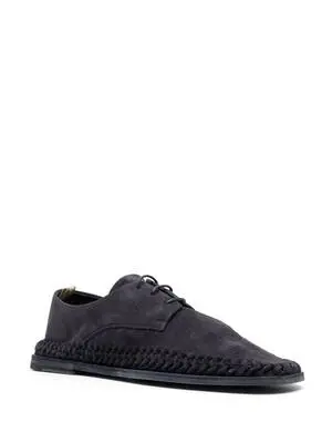 Officine Creative Lace-up Suede Derby Shoes