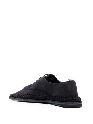 Officine Creative Lace-up Suede Derby Shoes