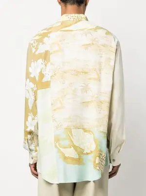MAGLIANO Graphic-print Cotton Shirt