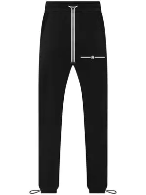 Amiri Logo-print Cotton Track Pants - Black