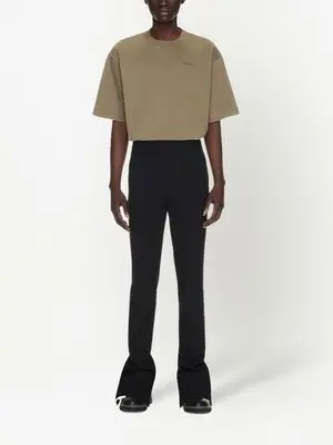 Off-White Wool Skinny Trousers