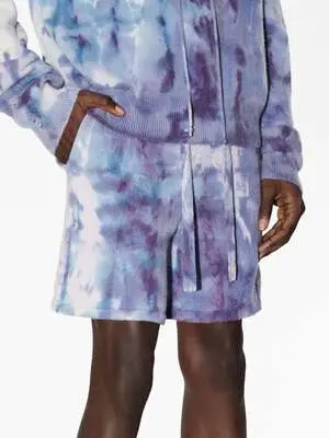 Amiri Tie-dye Knitted Shorts