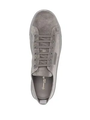 GIANVITO ROSSI Side Logo-patch Low-top Sneakers