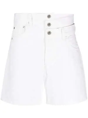 AGOLDE Cut-out Denim Shorts