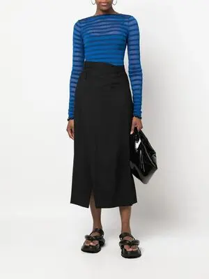 Proenza Schouler White Label Semi-sheer Long-sleeve Jumper