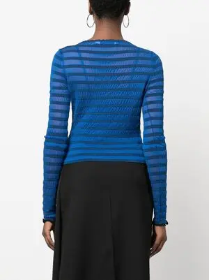 Proenza Schouler White Label Semi-sheer Long-sleeve Jumper