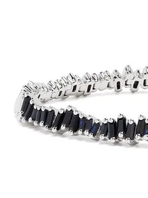 SUZANNE KALAN 18kt White Gold Sapphire Bracelet