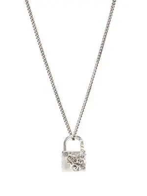 Emanuele Bicocchi Arabesque Padlock Necklace