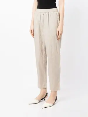 SKALL STUDIO Edgar Tapered-leg Trousers - Brown