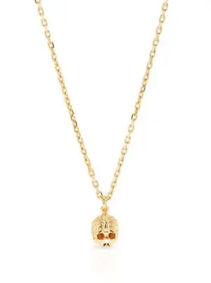 Emanuele Bicocchi Skull Pendant Necklace - Gold