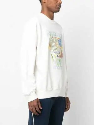 Casablanca Fond Marin Printed Sweatshirt