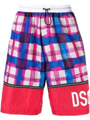 Dsquared2 Panelled-design Deck Shorts - Blue