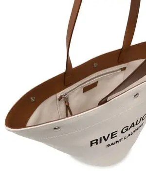 Saint Laurent Rive Gauche Tote Bag - Neutrals