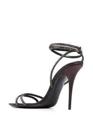 Saint Laurent Ava 105mm Embellished Sandals