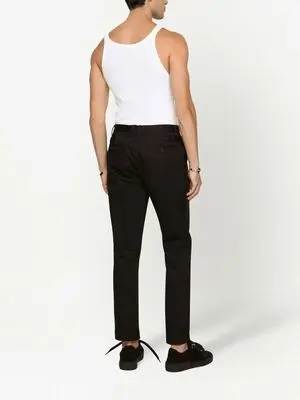 Dolce & Gabbana Ribbed Sleeveless Top - White