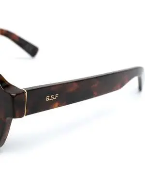 RETROSUPERFUTURE Square Frame Tortoiseshell Sunglasses