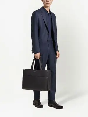 Zegna Centoventimila Single-breasted Wool Suit - Blue