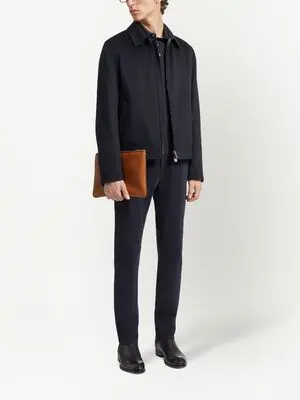 Zegna Cashseta Polo Shirt - Blue