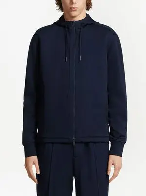 Zegna High Performance Wool-cotton Hoodie