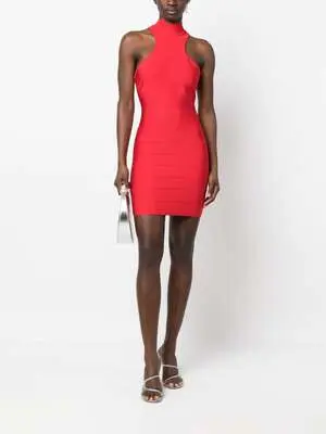 Herve Leger Icon Racer Mini Dress