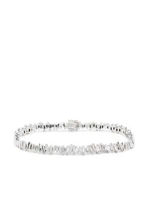 SUZANNE KALAN 18kt White Gold Diamond Bracelet - Silver