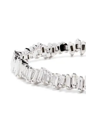SUZANNE KALAN 18kt White Gold Diamond Bracelet