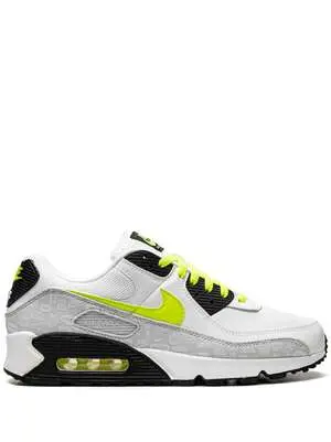 Nike Air Max 90 Reflective Logo Sneakers - White