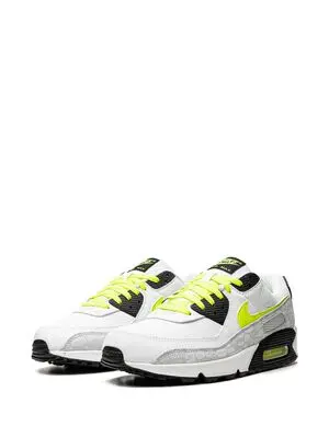 Nike Air Max 90 Reflective Logo Sneakers - White