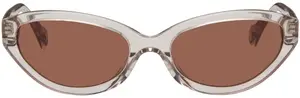 SUN BUDDIES Sun Buddies Transparent Kerry Sunglasses - Dust