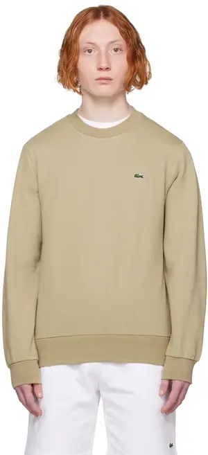 Lacoste Lacoste Khaki Patch Sweatshirt - Cb8 Lion