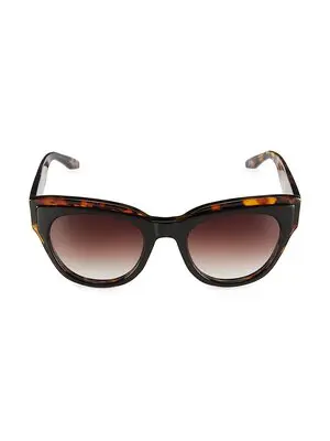 Barton Perreira Lioness 61mm Cat-eye Sunglasses Havana