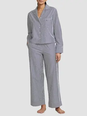 Polo Ralph Lauren Bailey Striped Long Pajama Set