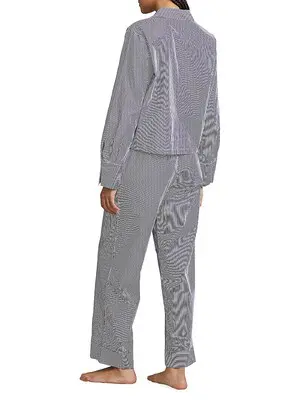 Ralph Lauren Bailey Striped Long Pajama Set