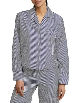 Ralph Lauren Bailey Striped Long Pajama Set