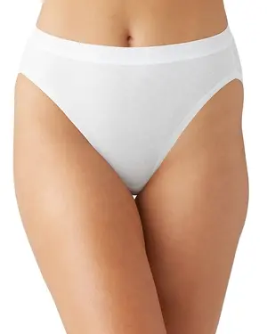 Wacoal Understated Cotton High Cut - White