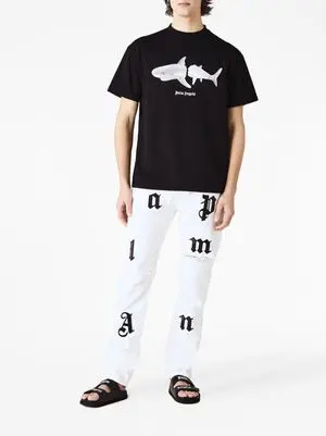Palm Angels Shark Cotton T-shirt