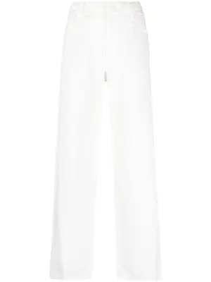 Vince High-waist Straight-leg Trousers