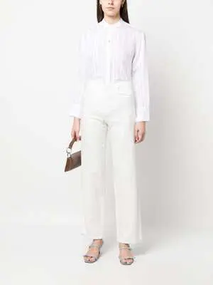 Vince High-waist Straight-leg Trousers